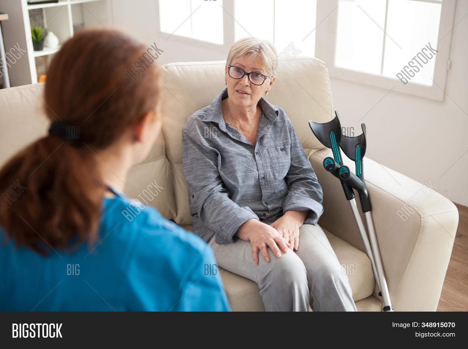 Back View Nurse Image & Photo (Free Trial) | Bigstock