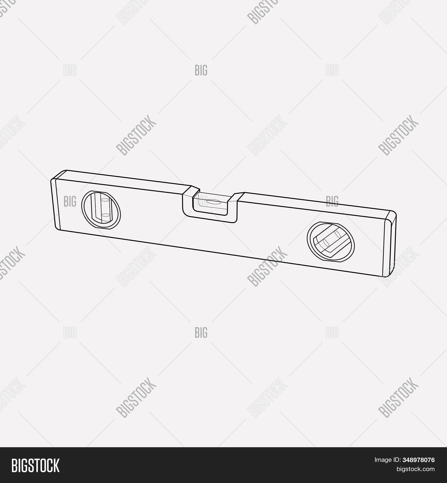 Level Tool Icon Line Image & Photo (Free Trial) | Bigstock