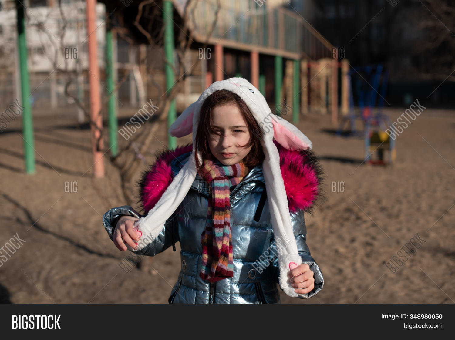 Cute Little Girl Hood Image & Photo (Free Trial) | Bigstock
