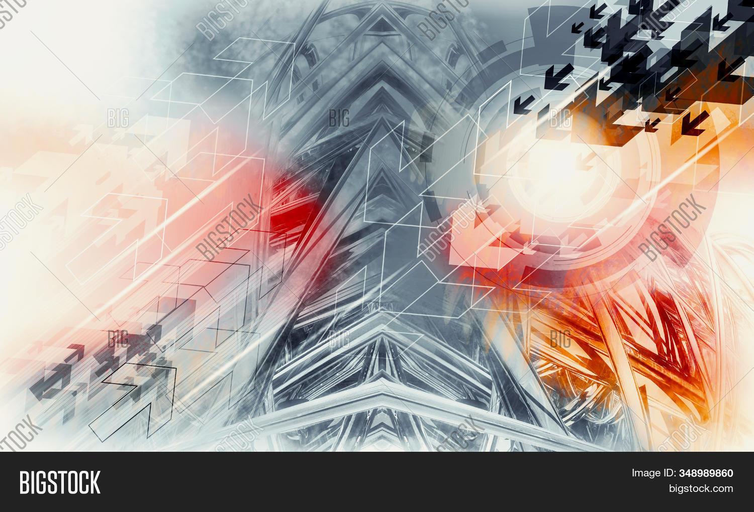 3D Rendering Red-black Image & Photo (Free Trial) | Bigstock