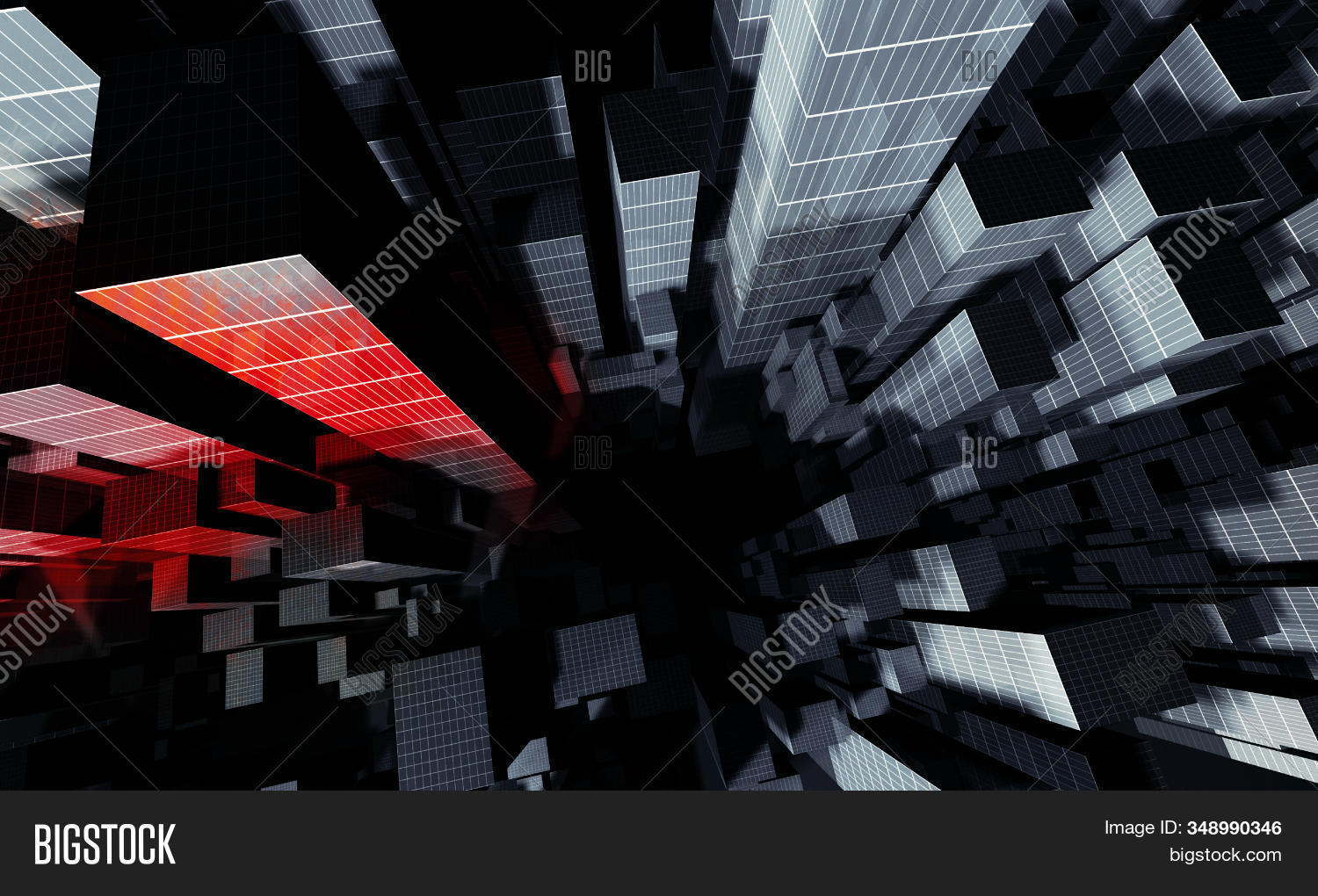 3D Rendering Red-black Image & Photo (Free Trial) | Bigstock
