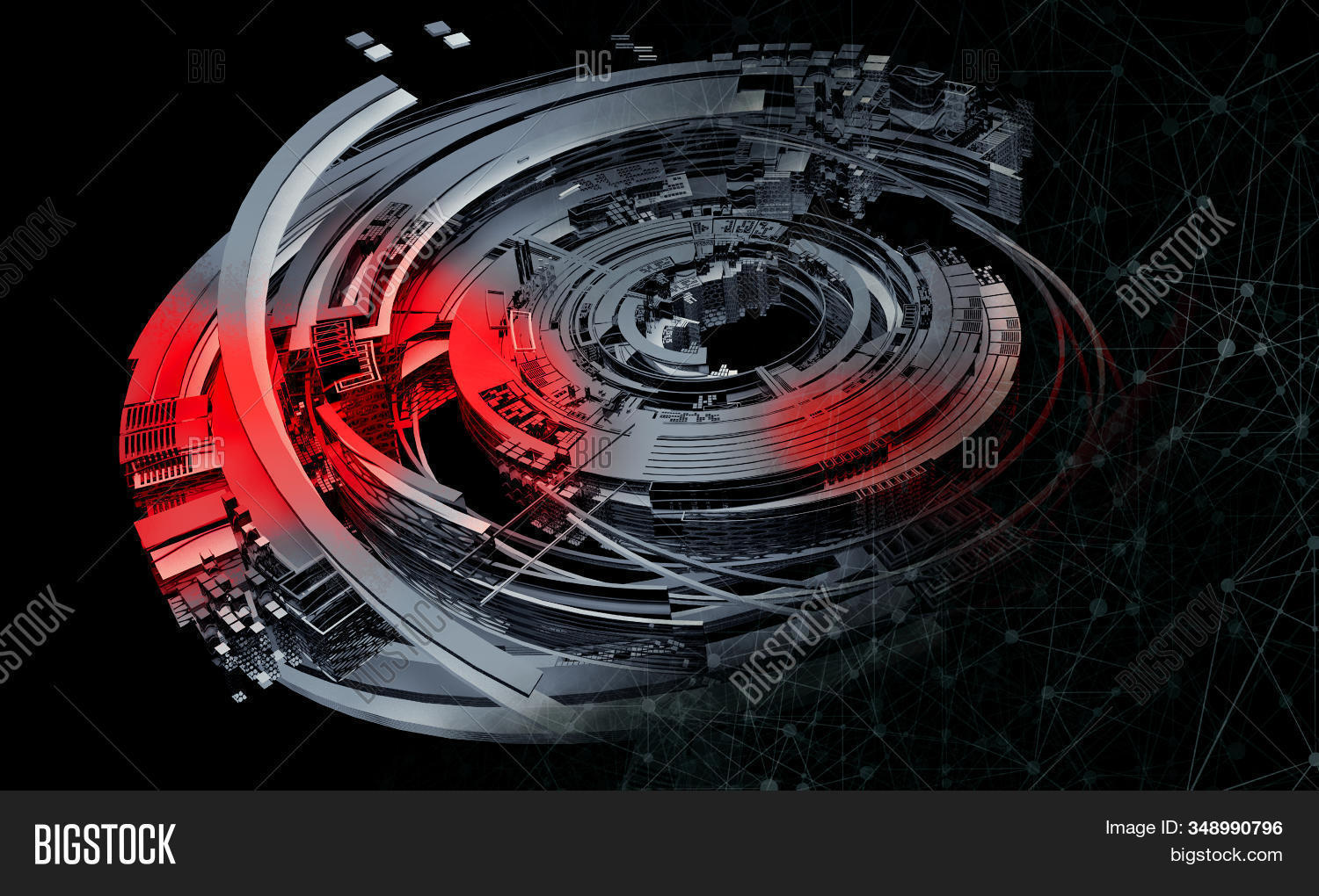 3D Rendering Red-black Image & Photo (Free Trial) | Bigstock