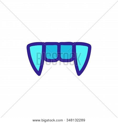 Vampire Icon Fangs Vector & Photo (Free Trial) | Bigstock