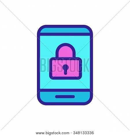 Lock Phone Icon Vector & Photo (Free Trial) | Bigstock