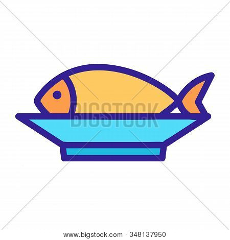 Fish Market Icon Vector & Photo (Free Trial) | Bigstock