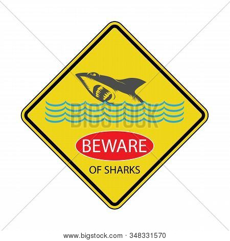 Danger Shark Zone. Vector & Photo (Free Trial) | Bigstock