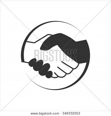 Handshake Icon Vector Vector & Photo (Free Trial) | Bigstock