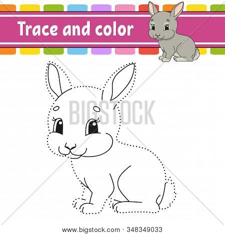 Trace Color. Rabbit Vector & Photo (Free Trial) | Bigstock