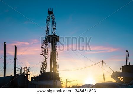 Oil Gas Drilling Rig. Image & Photo (Free Trial) | Bigstock