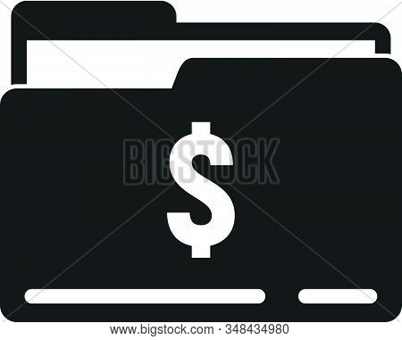 Money Folder Icon. Vector & Photo (Free Trial) | Bigstock