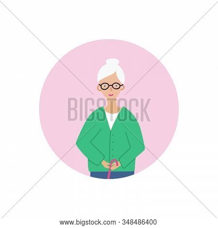 Older Woman Icon Vector & Photo (Free Trial) | Bigstock