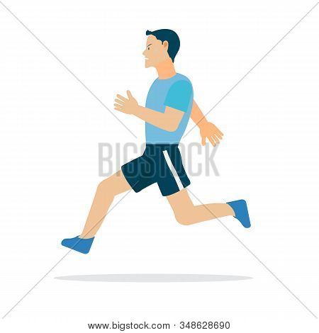 Sport Man Running Vector & Photo (Free Trial) | Bigstock