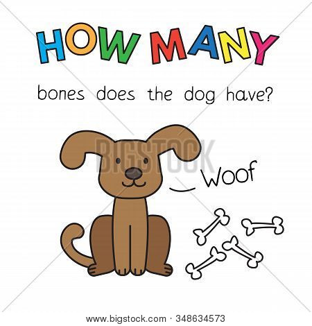 Cartoon Dog Counting Vector & Photo (Free Trial) | Bigstock