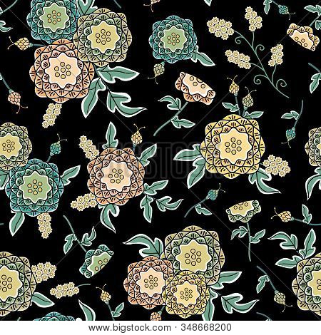 Repeat Flower Patterns Images, Illustrations & Vectors (Free) - Bigstock