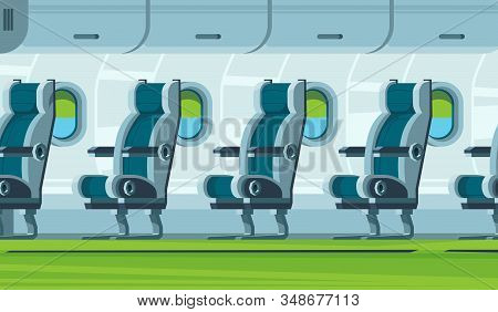 Airplane Interior. Vector & Photo (Free Trial) | Bigstock