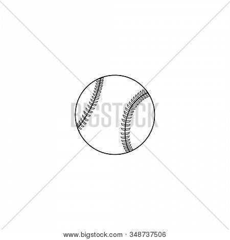 Outline Baseball Vector & Photo (Free Trial) | Bigstock
