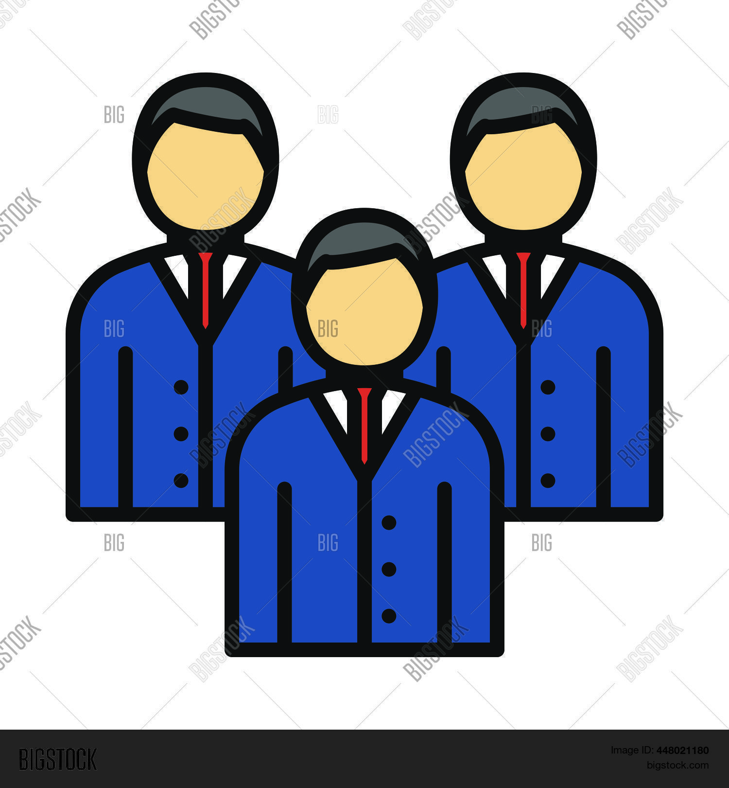 Corporate Team Icon. Vector & Photo (Free Trial) | Bigstock