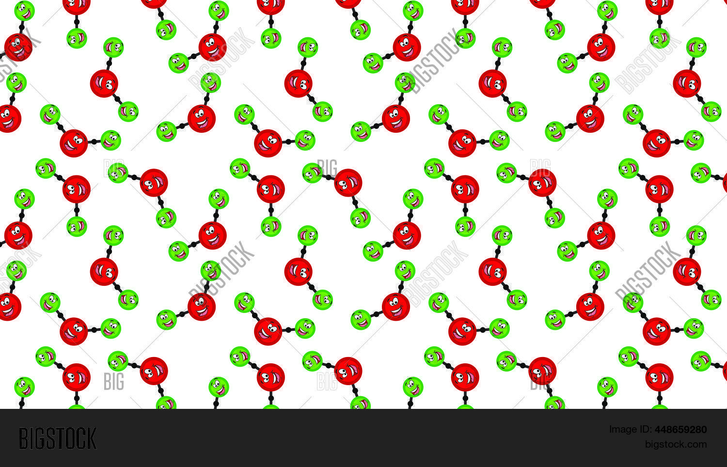 H2o Water Molecule Vector & Photo (Free Trial) | Bigstock