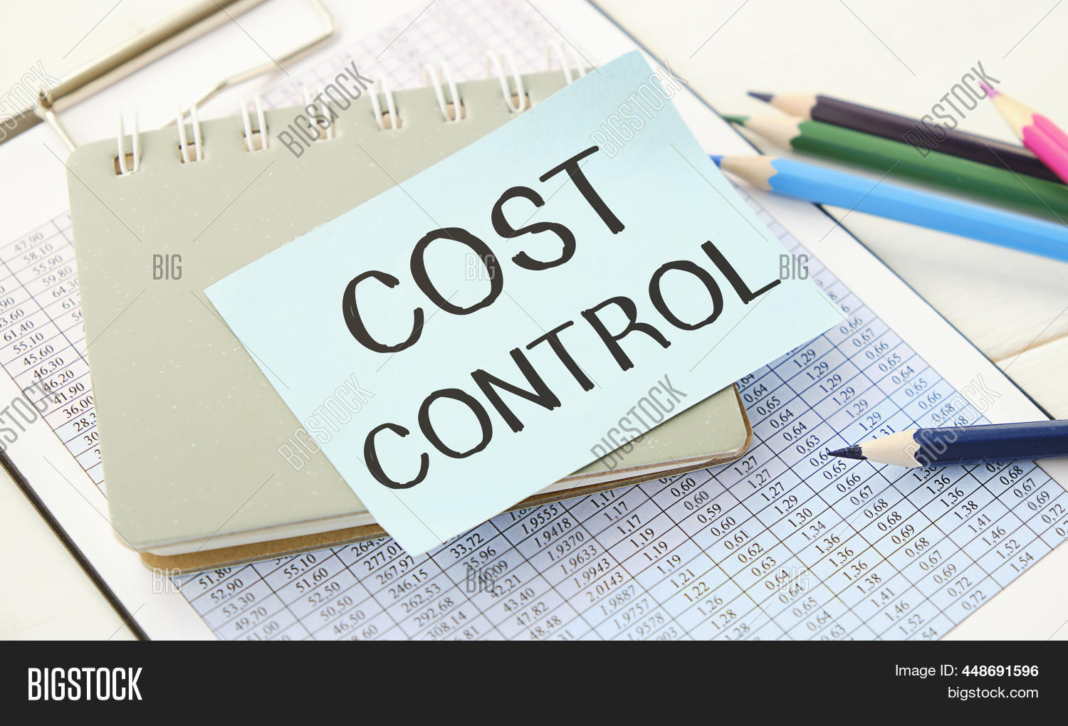 Cost Control Text On Image & Photo (Free Trial) | Bigstock