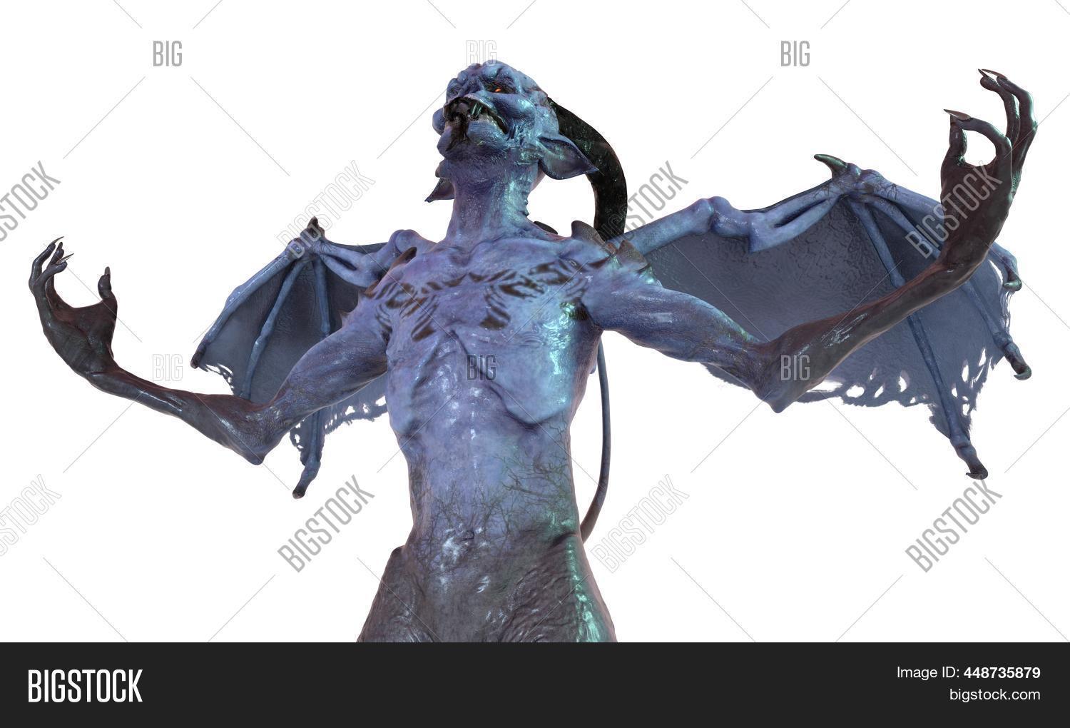 Demon Isolated White Image & Photo (Free Trial) | Bigstock