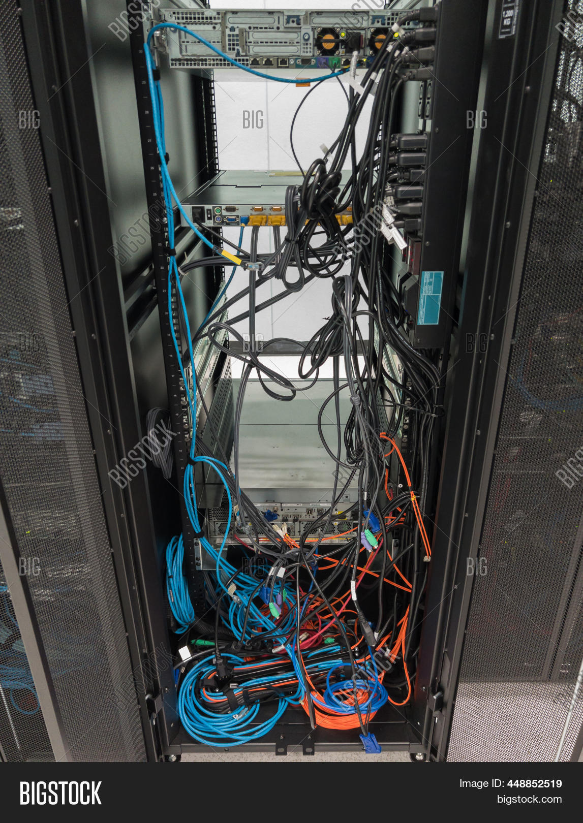 Backside Server Rack Image & Photo (Free Trial) | Bigstock