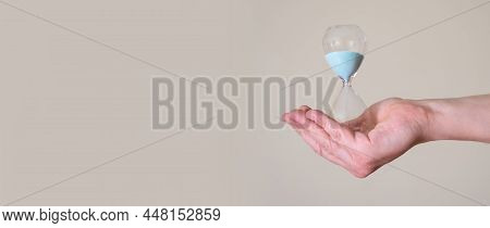 Hourglass Hands Man On Image & Photo (Free Trial) | Bigstock