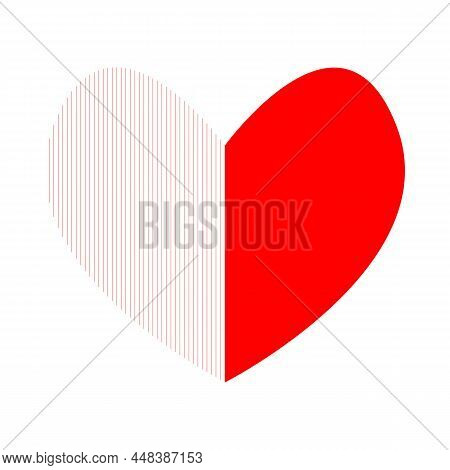 Two Red Love Hearts Joined Images, Illustrations & Vectors (Free ...