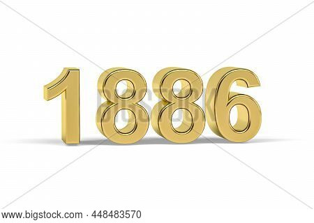 Golden 3d Number 1886 Image & Photo (Free Trial) | Bigstock