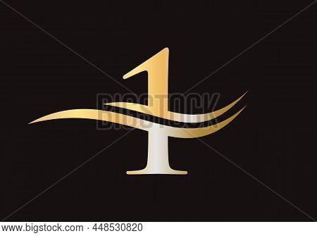 Letter 1 Logo Sign Vector & Photo (Free Trial) | Bigstock