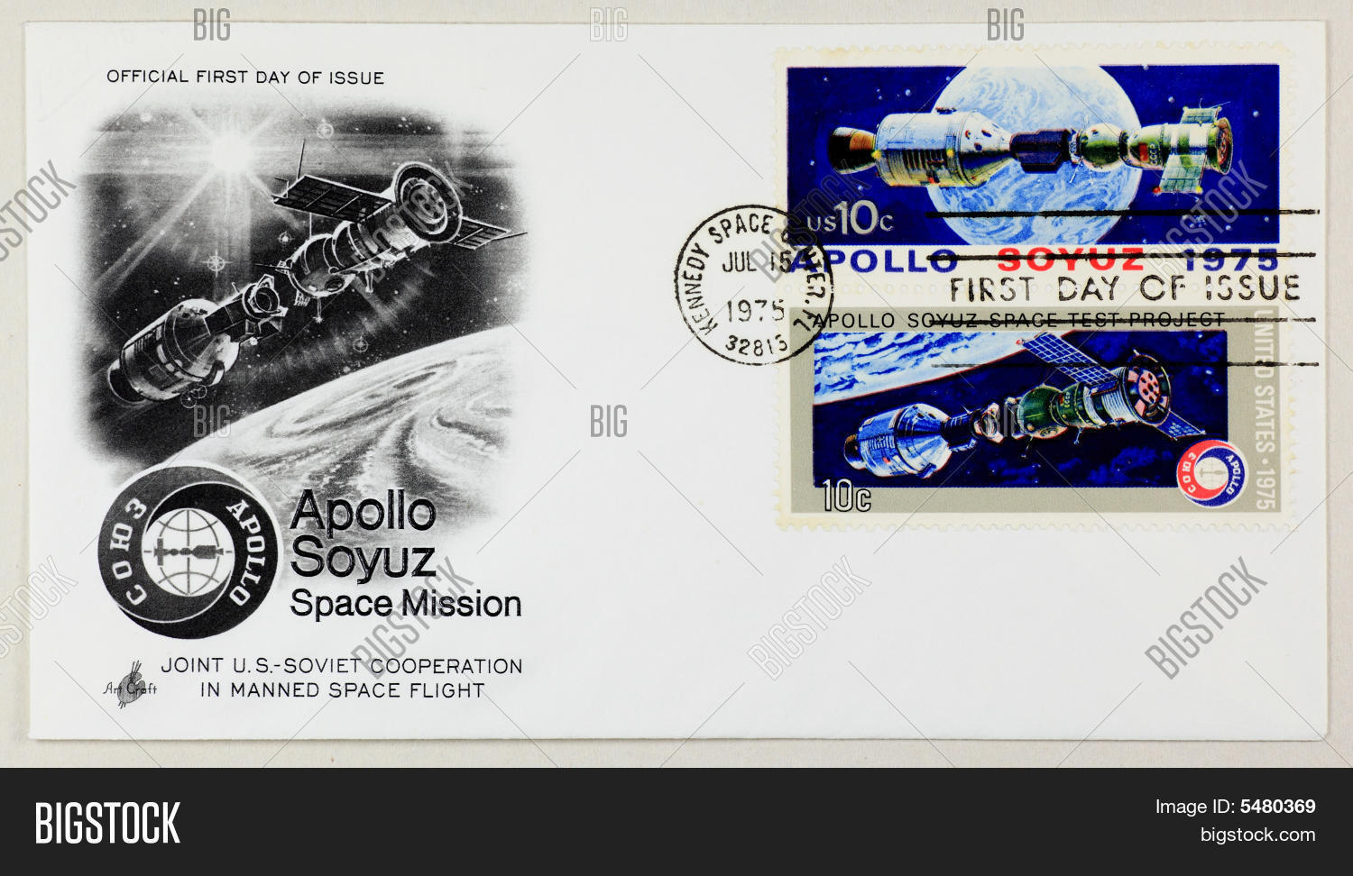 Apollo Soyuz Stamp Image & Photo (Free Trial) | Bigstock