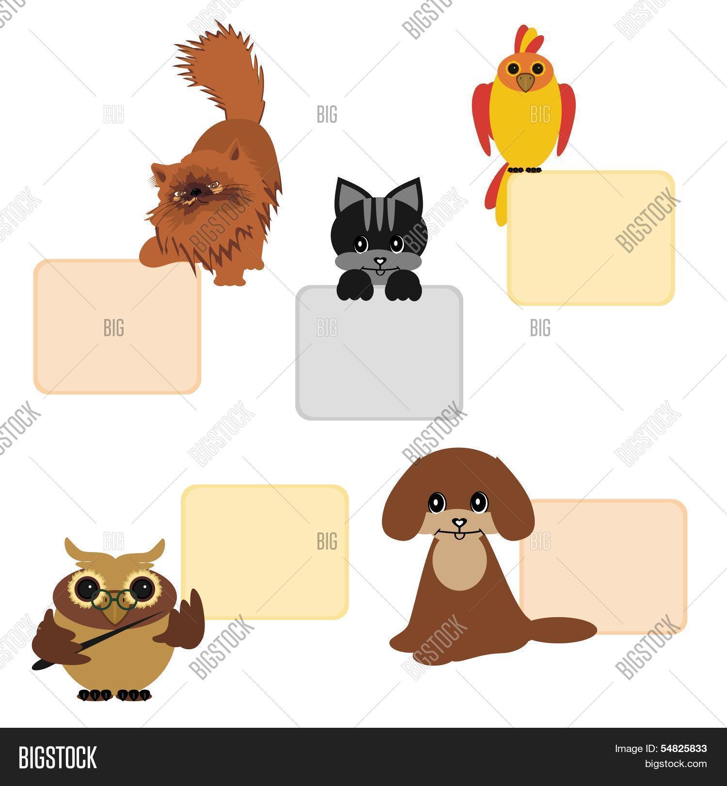Animals Birds Tables Vector & Photo (Free Trial) | Bigstock