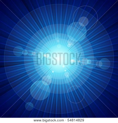 Blue Color Burst Vector & Photo (Free Trial) | Bigstock