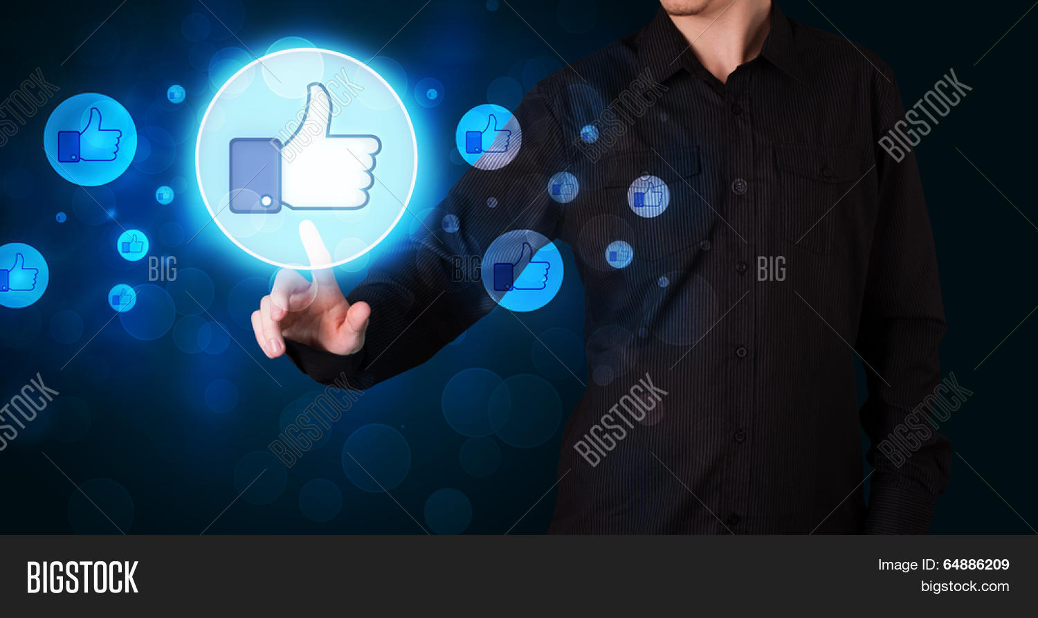 Young Person Pressing Image & Photo (Free Trial) | Bigstock