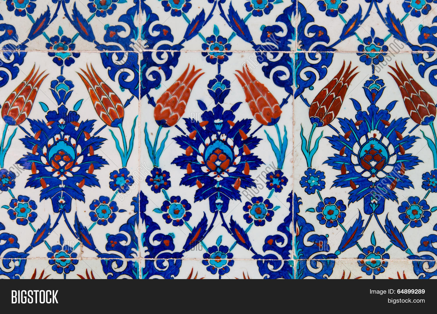 Turkish Blue Tile Image & Photo (Free Trial) | Bigstock