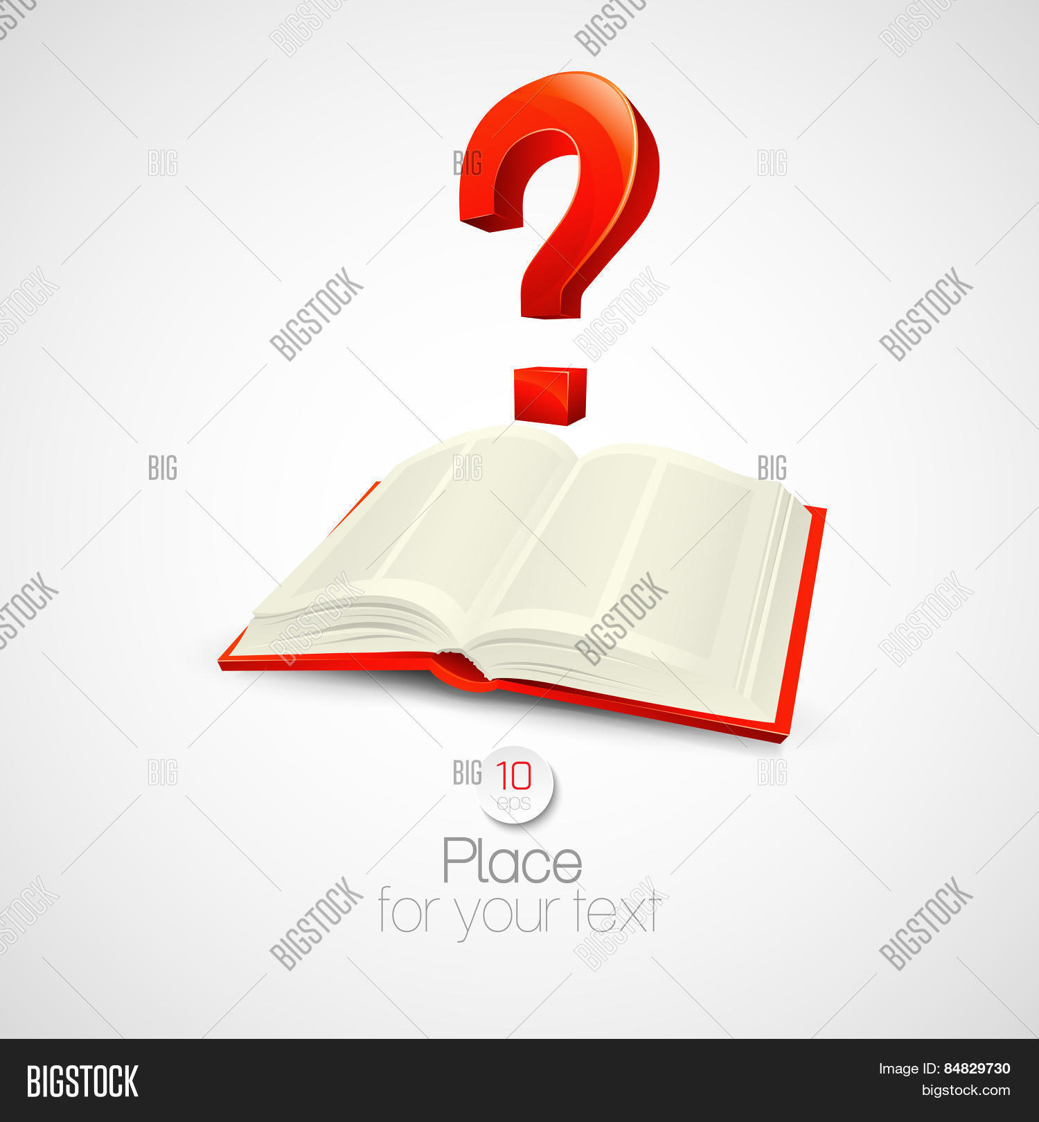 Book Question Mark. Vector & Photo (Free Trial) | Bigstock