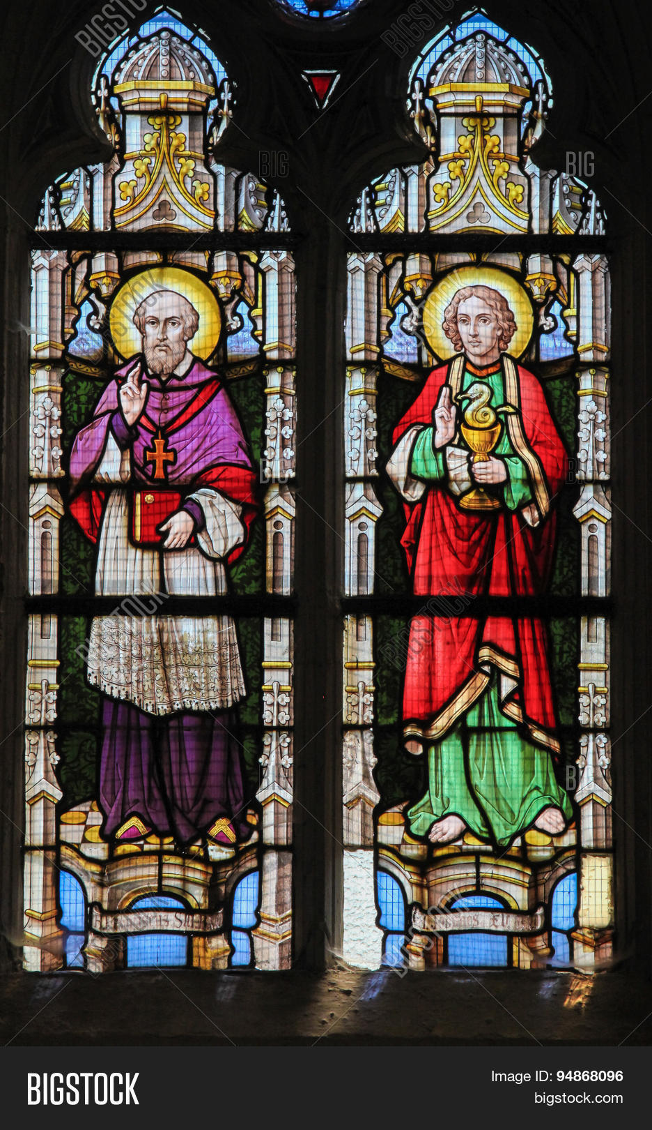 Stained Glass - Saint Image & Photo (Free Trial) | Bigstock