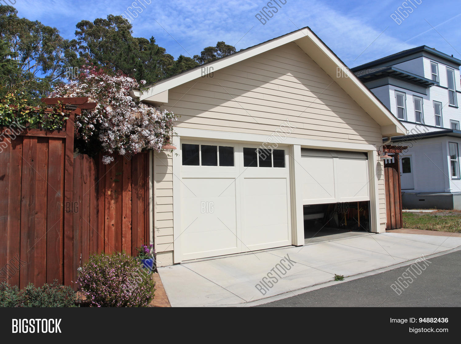 Open Garage Door Image & Photo (Free Trial) | Bigstock