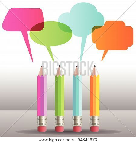 Colorful Talking Vector & Photo (Free Trial) | Bigstock