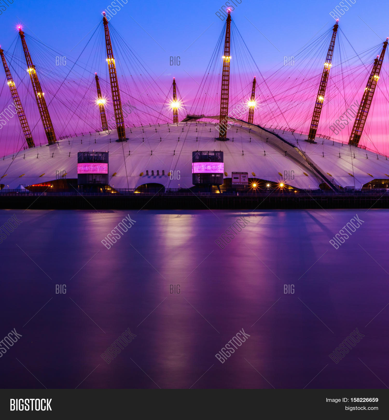 O2 Arena Sunset Image & Photo (Free Trial) | Bigstock
