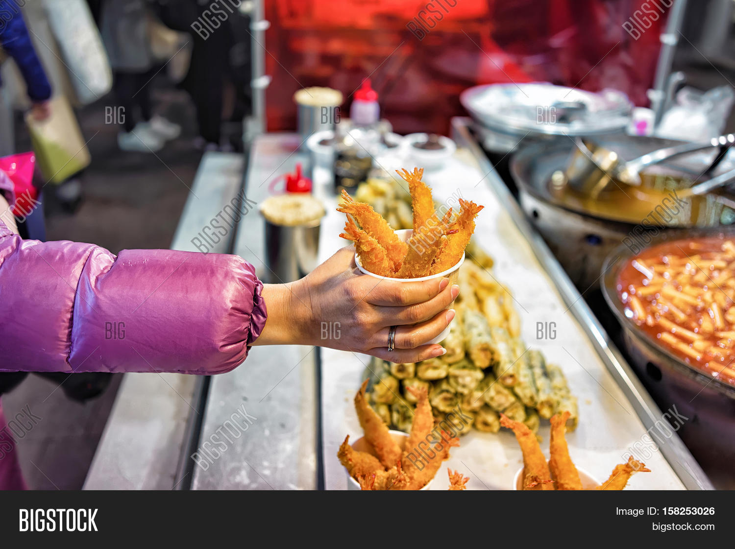 Seafood Stall Fried Image & Photo (Free Trial) | Bigstock