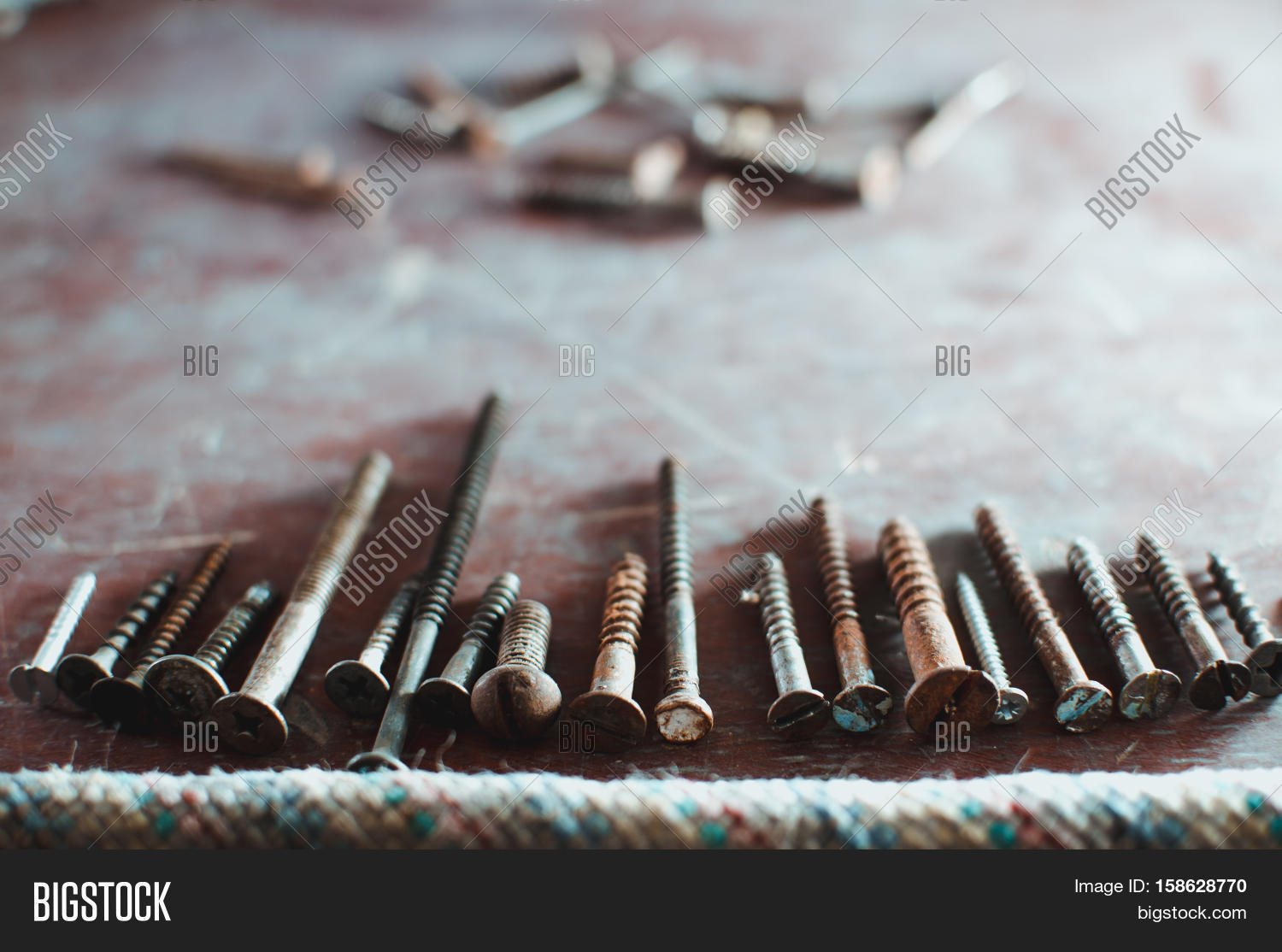 On Old Table Screws Image & Photo (Free Trial) | Bigstock