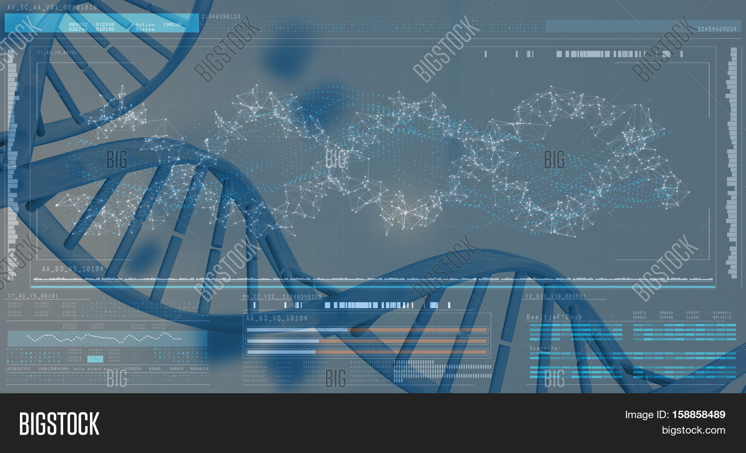 3D Helix Diagram DNA Image & Photo (Free Trial) | Bigstock