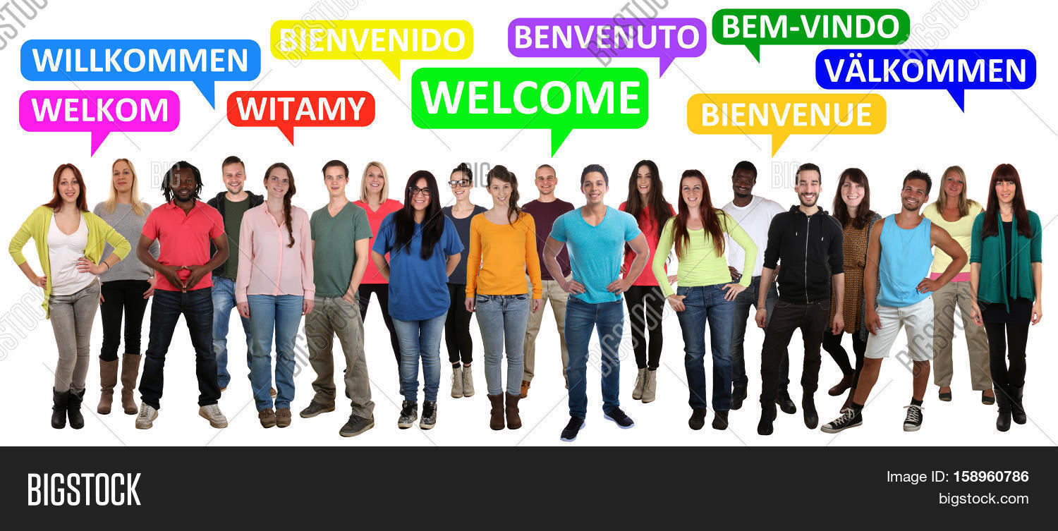 Welcome Multi Ethnic Image & Photo (Free Trial) | Bigstock