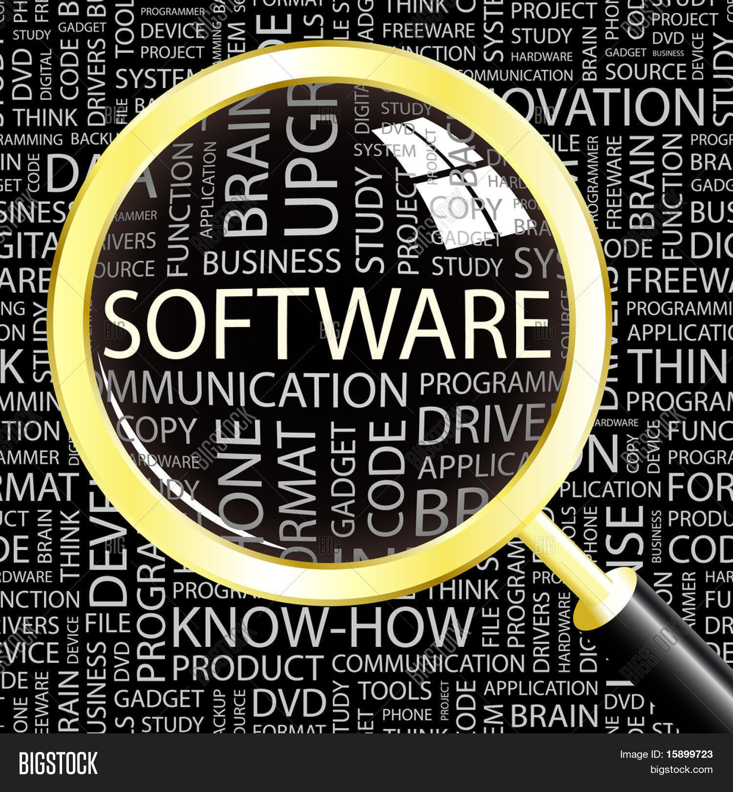 SOFTWARE. Magnifying Vector & Photo (Free Trial) | Bigstock