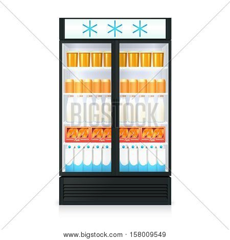 Freezer Realistic Vector & Photo (Free Trial) | Bigstock