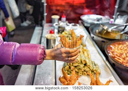 Seafood Stall Fried Image & Photo (Free Trial) | Bigstock
