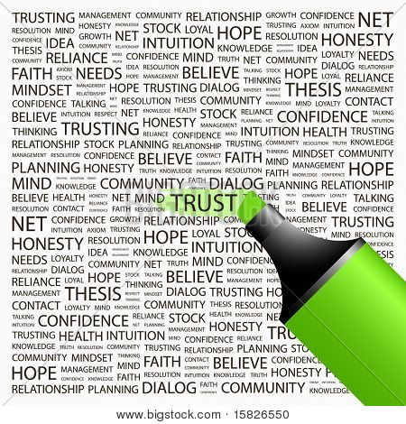 TRUST. Highlighter Vector & Photo (Free Trial) | Bigstock
