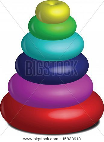 Baby Doughnut Pyramid Vector & Photo (Free Trial) | Bigstock