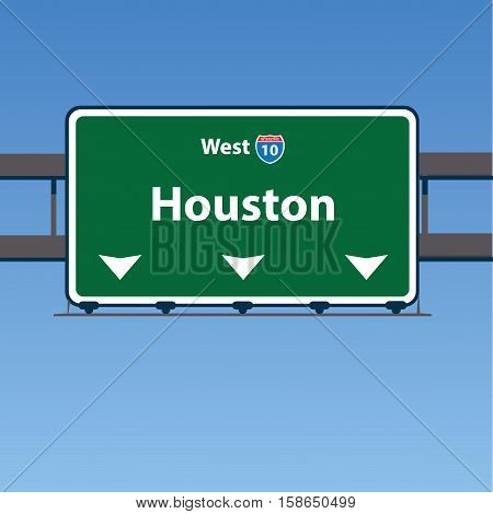 Houston Interstate - Vector & Photo (Free Trial) | Bigstock