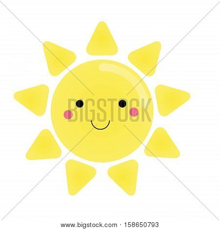 Cute Kawaii Sun Vector & Photo (Free Trial) | Bigstock